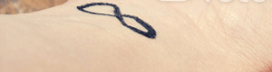Tatouage signe infini | Graphicaderme